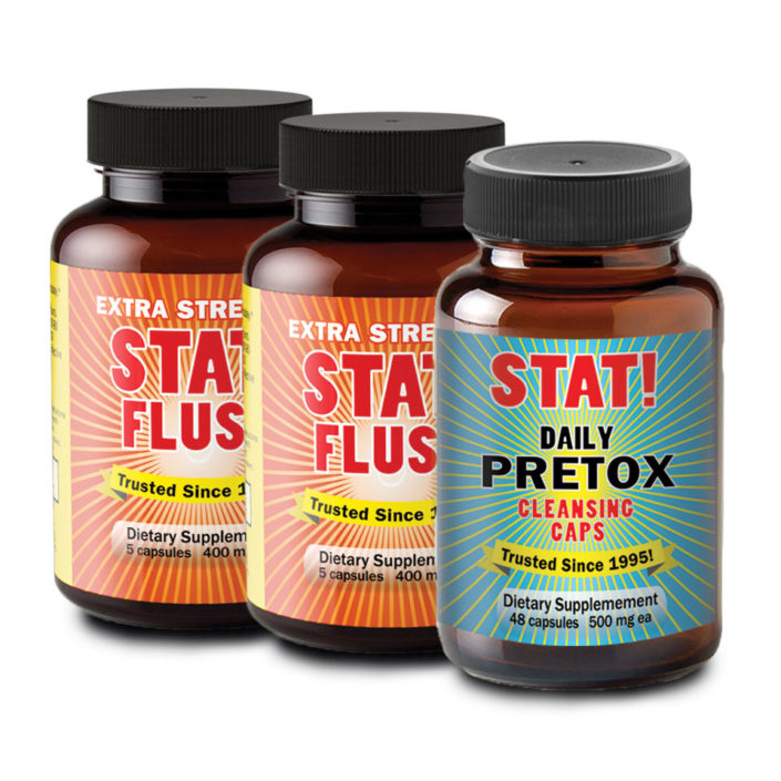 Capsule Combo: 2 STAT!™ Flush 5 Capsules + 1 Daily Pretox - ProActive Nutra